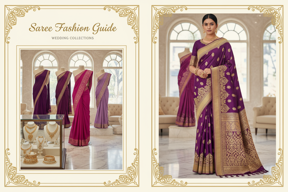 Saree Fashion Guide: Collection & Wedding Styles – Amab